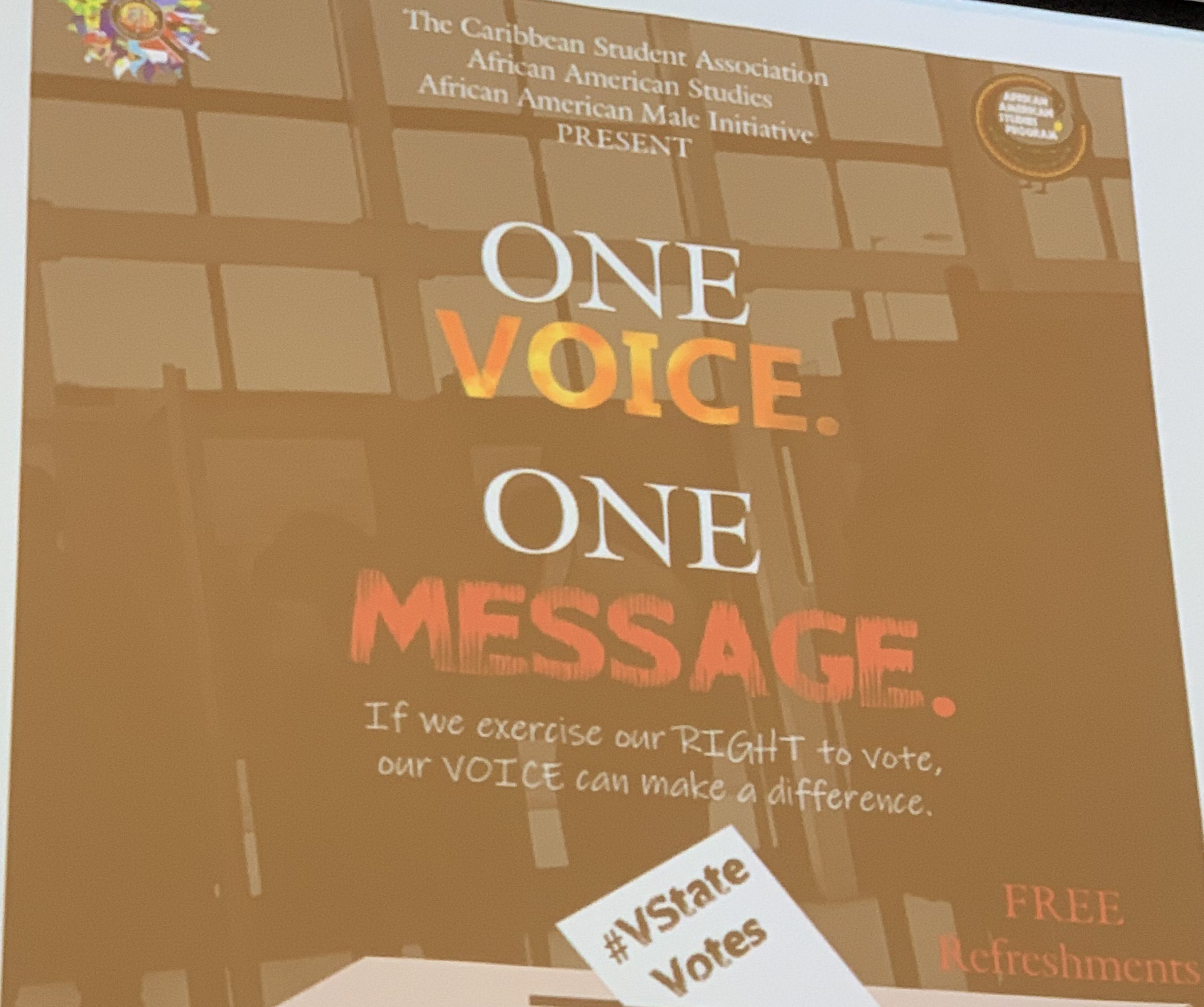 'One Voice, One Message' draws attention to new polling location - The ...